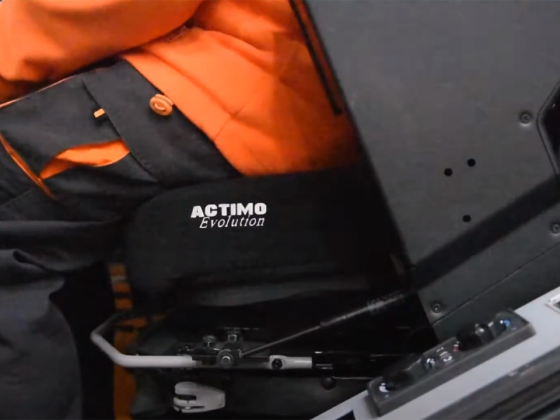 Pronar MBA 4512g compost turner in composting - Pronar Recycling